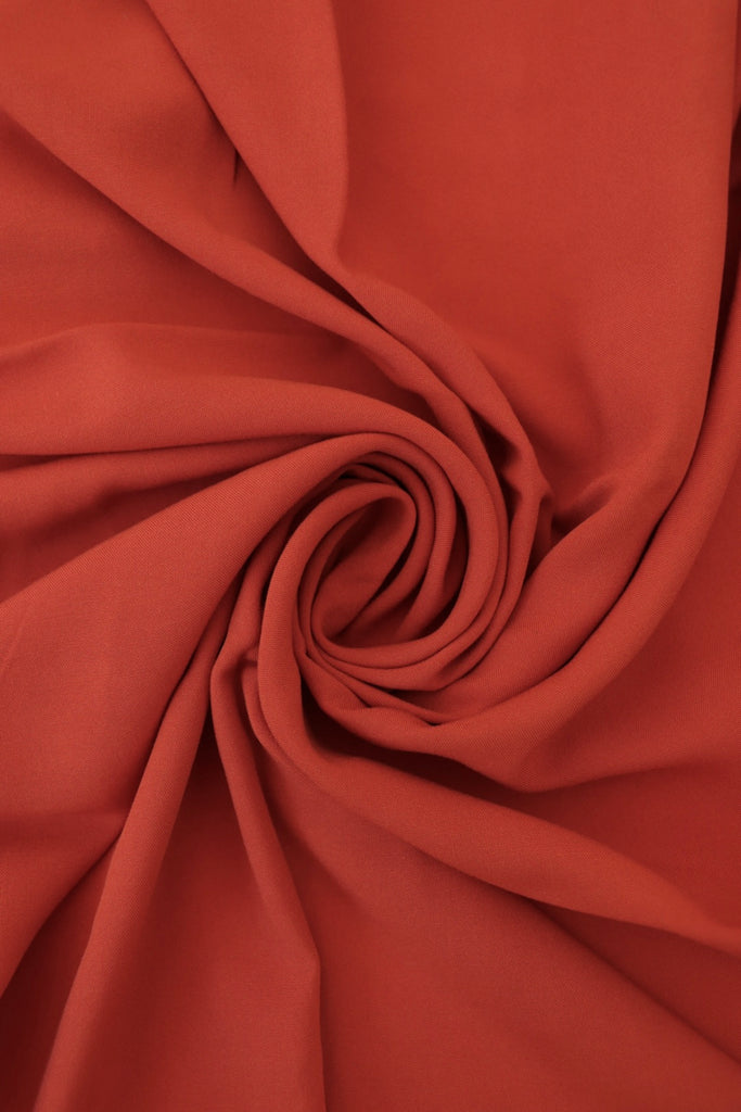 Rust Rayon Challis | Surge Fabric Shop