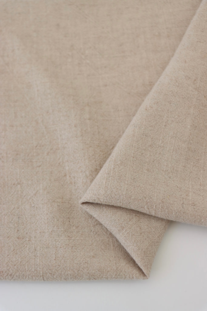 Rolled Oats Luxor Heavy Linen Slub | Surge Fabric Shop
