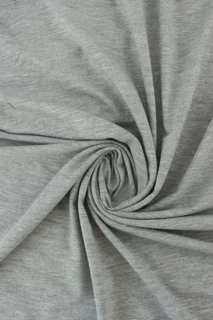 Heather Gray Modal Spandex | Surge Fabric Shop