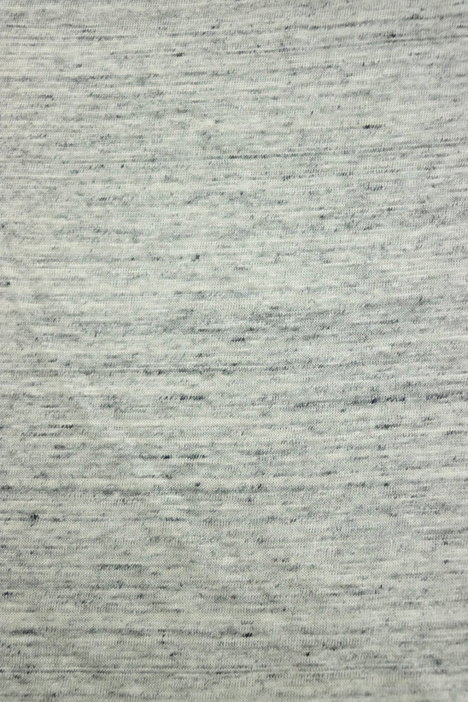 Marled Gray 100% Linen Knit | Made in Italy | Surge Fabric Shop
