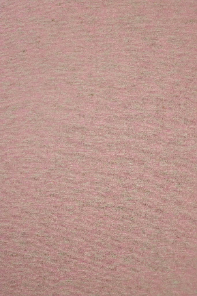 Marled Pink 100% Linen Knit | Made in Italy | Surge Fabric Shop