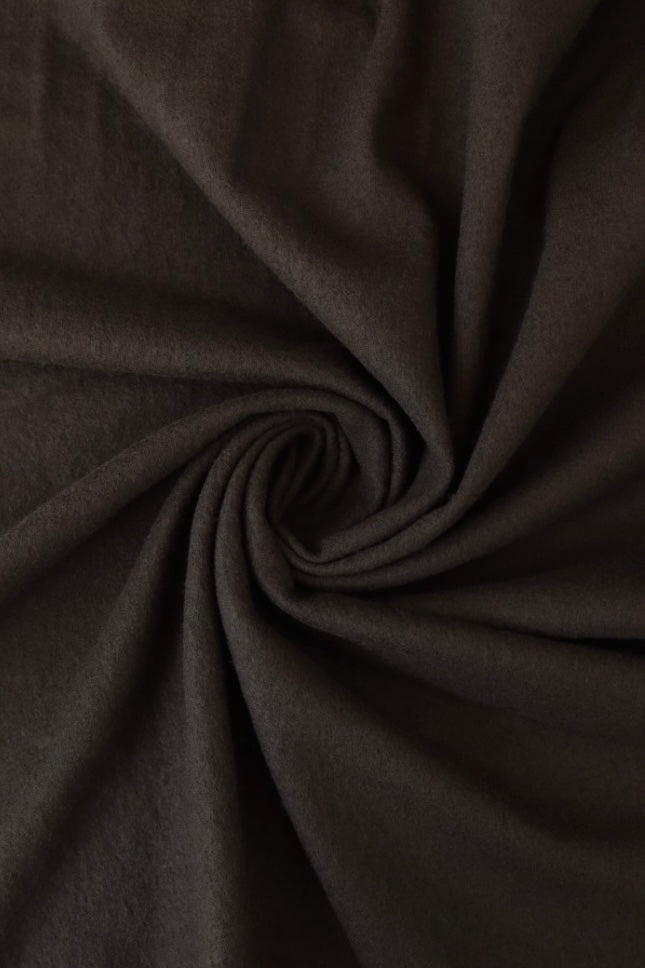 Wenge Brown Bellevue Brushed Wool Knit | By The Half Yard | Surge ...