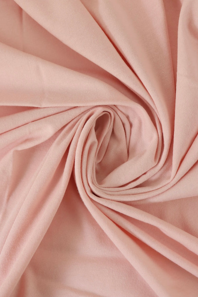 Pastel Pink 100% Cotton Jersey | Surge Fabric Shop
