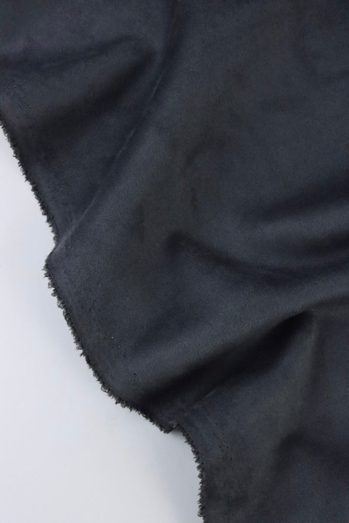 Dark Gray Suede Scuba | Surge Fabric Shop