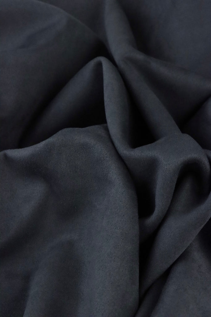 Dark Gray Suede Scuba | Surge Fabric Shop
