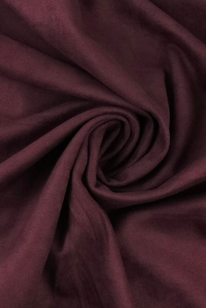 Chocolate Raisin Suede Scuba | Surge Fabric Shop
