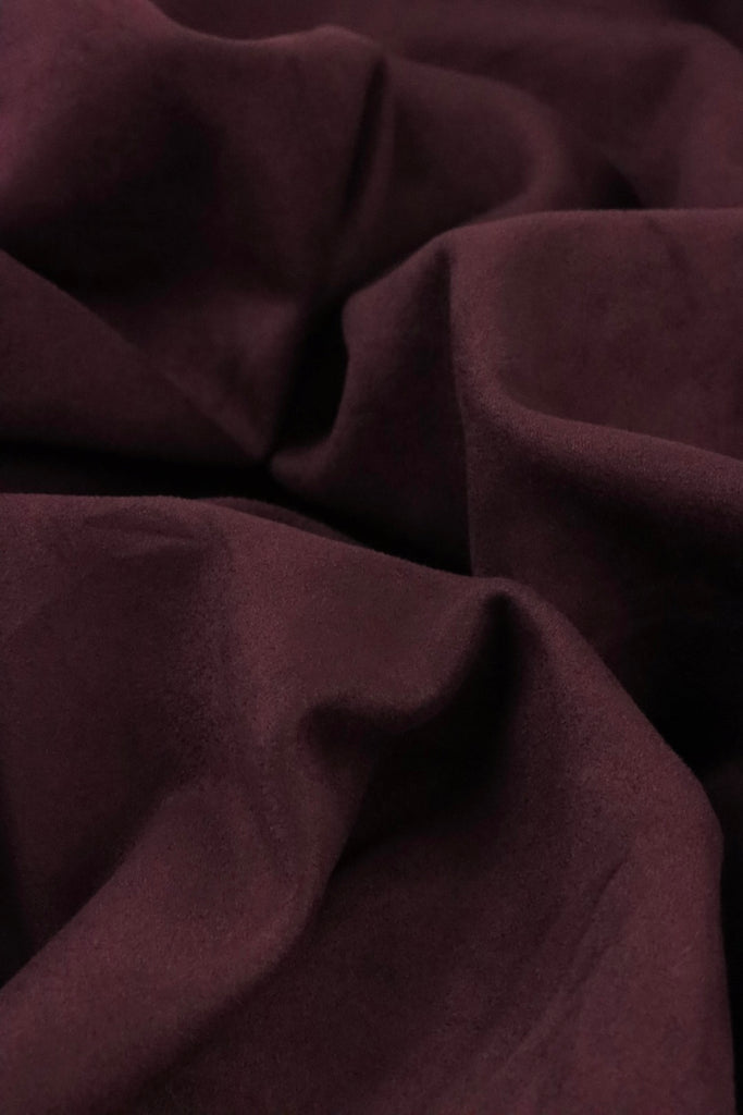 Chocolate Raisin Suede Scuba | Surge Fabric Shop