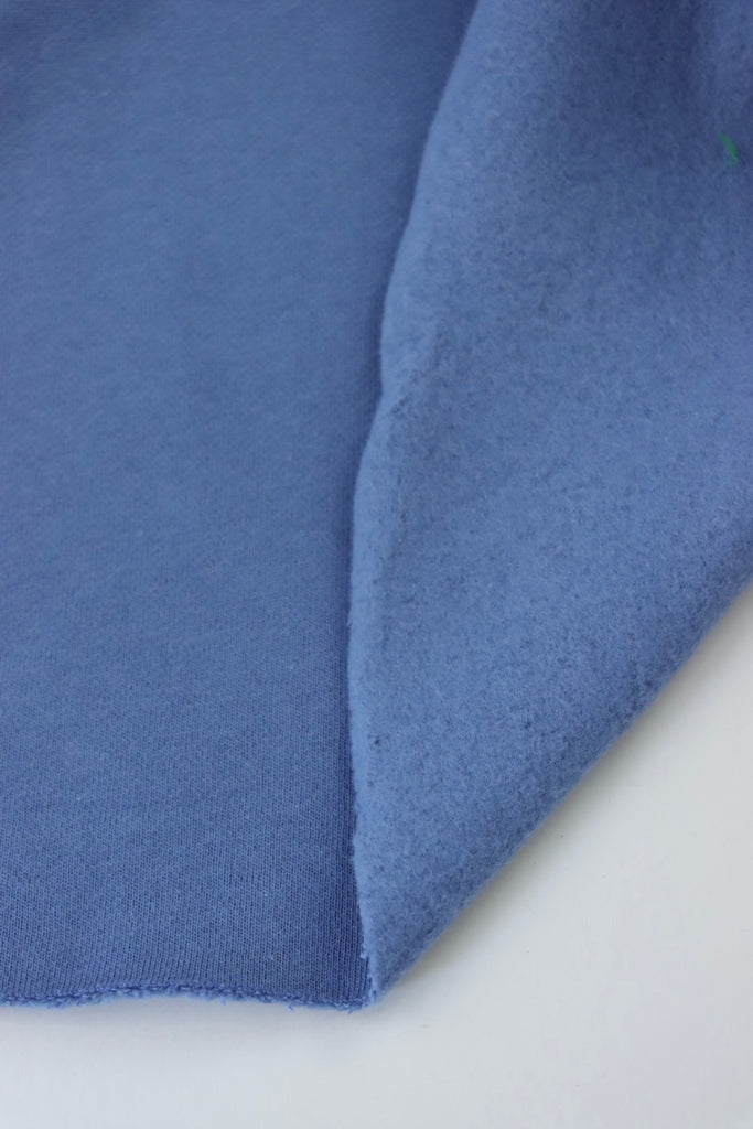Cornflower Blue 100% Cotton Fleece | Surge Fabric Shop