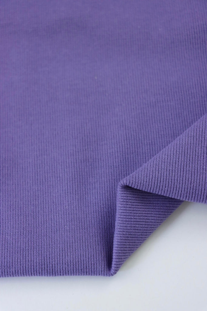 Purple Mystique 100% Cotton Rib | By The Half Yard | Surge Fabric Shop