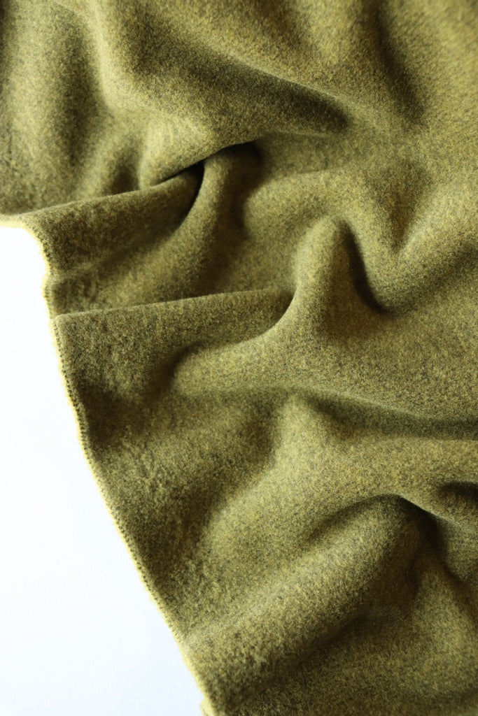 Heathered Guac Polartec Thermal Pro Double Sided Fleece | Surge Fabric Shop