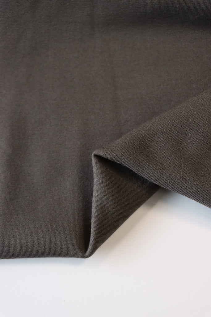 Black Olive Polartec Power Stretch Fleece | Surge Fabric Shop