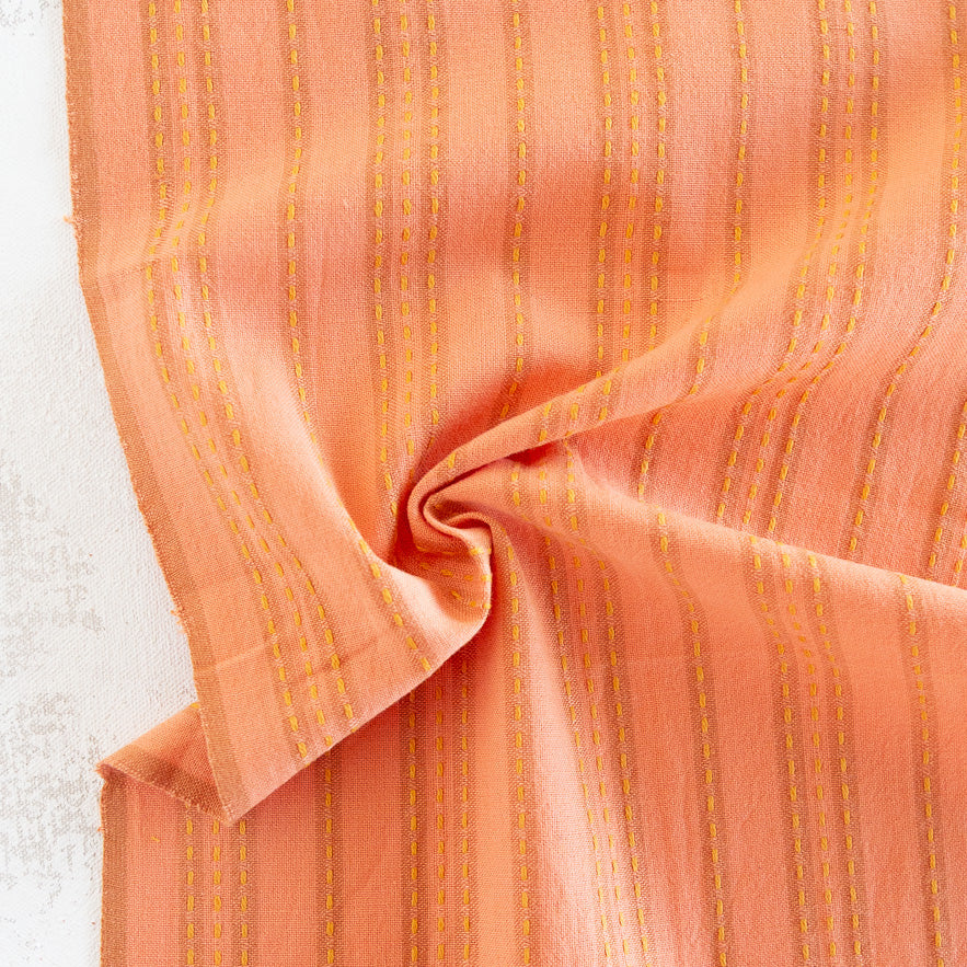 Stitch Stripe in Ginger | Lucky Loom | Fableism Supply Co | Surge ...