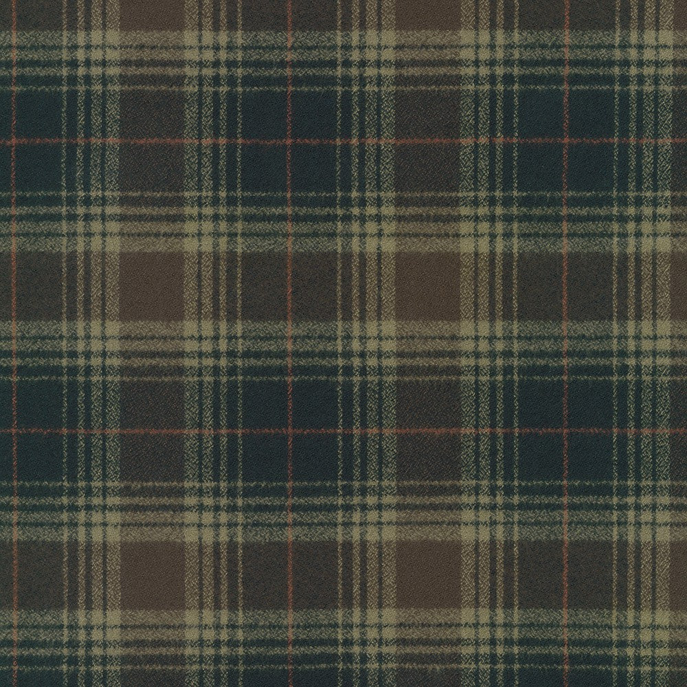 Coffee/Black/Shale/Rust Plaid | Mammoth Flannel | Robert Kaufman ...