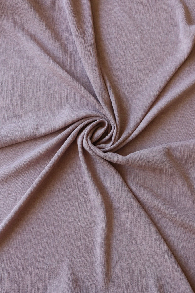 Mauve Washed Rayon Gauze | Surge Fabric Shop