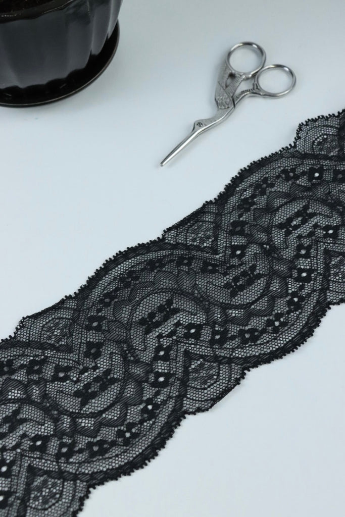 Tap Shoe 3.25" Wide Stretch Lace | Surge Fabric Shop