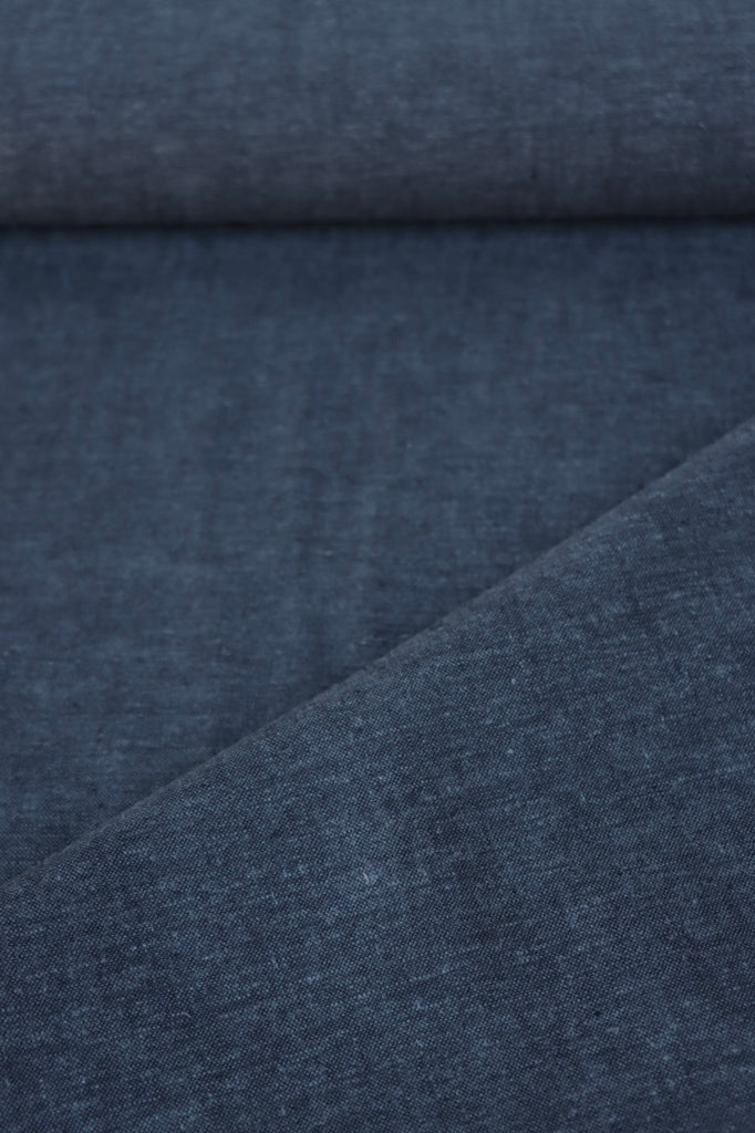 Black | Hemptex Chambray | Robert Kaufman | Surge Fabric Shop