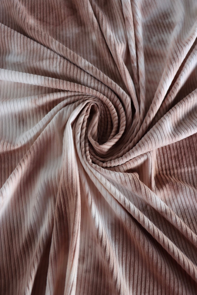 Sand Dunes Tie Dye Yummy Rib Knit | Surge Fabric Shop