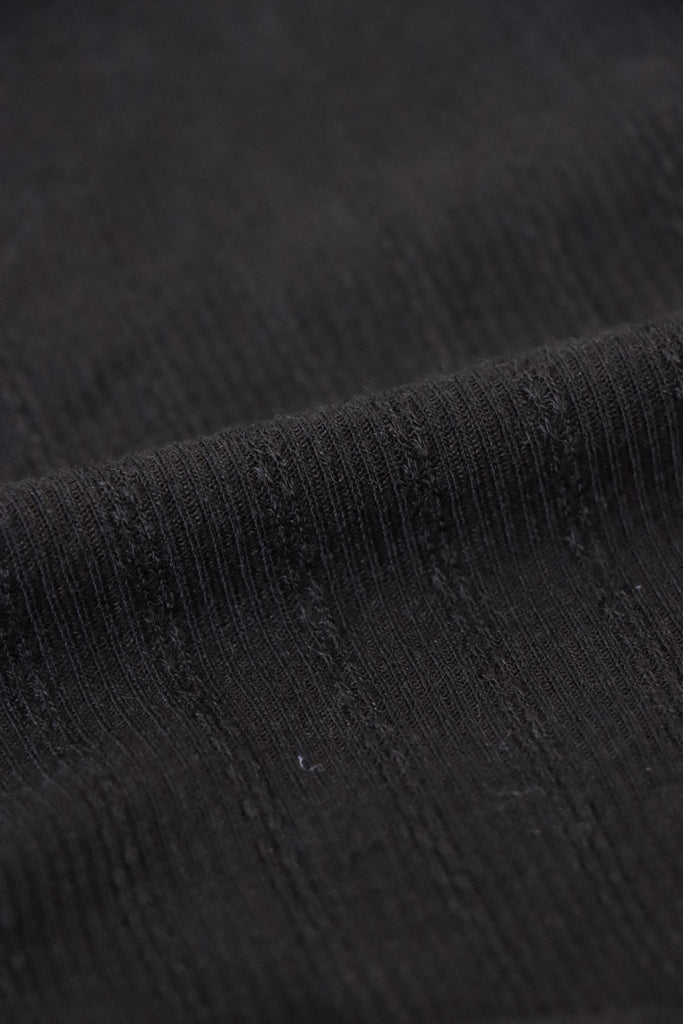 Black Bahia Rib Knit | Surge Fabric Shop