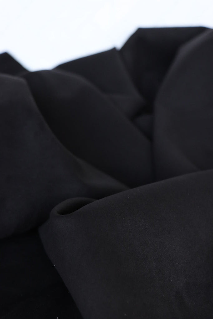 Black Suede Scuba | Surge Fabric Shop